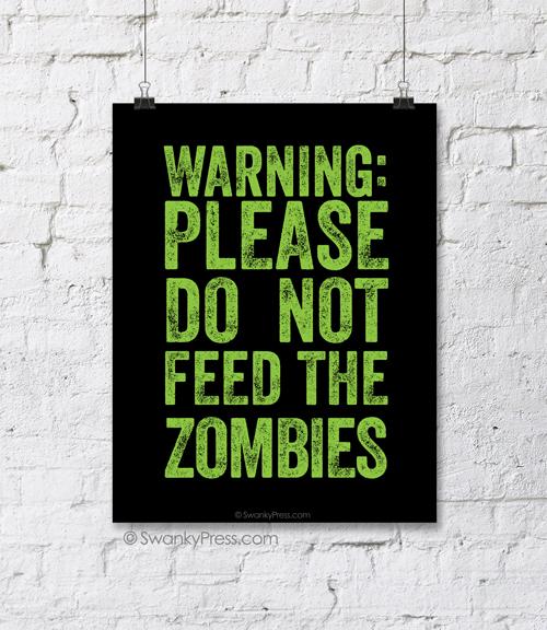Free Zombie Printable Sign - Pipsy