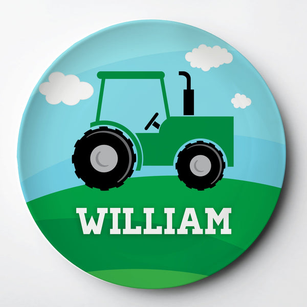 Tractor Personalized Plate - Pipsy